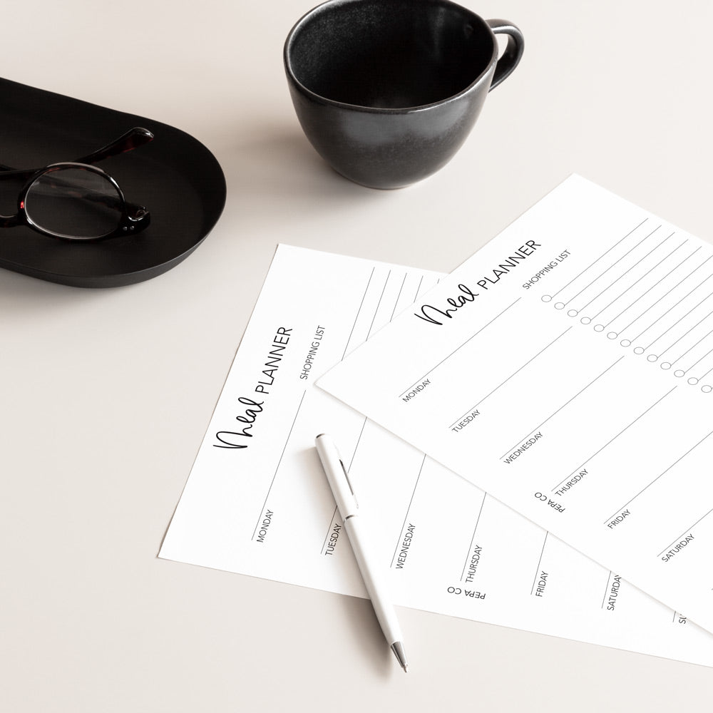 PRINTABLE Shopping List Planner Inserts | Pepa Co